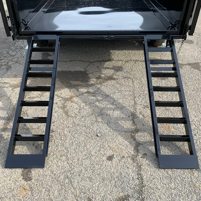 3" Channel Heavy Duty Steel Loading Ramps - 10K Capacity