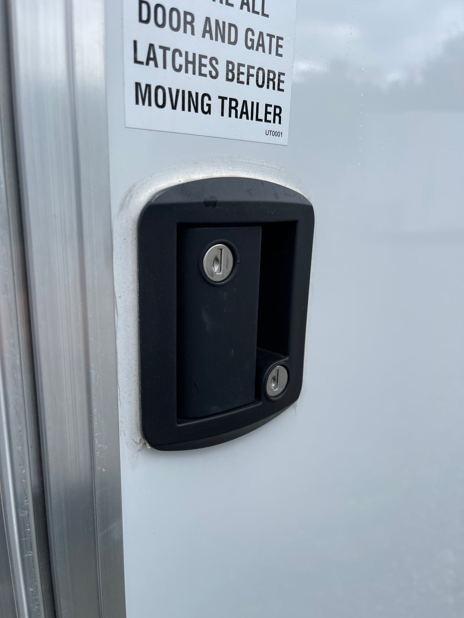 Cargo Trailer Side Door Assembly W/ Frame - 32" X 66"