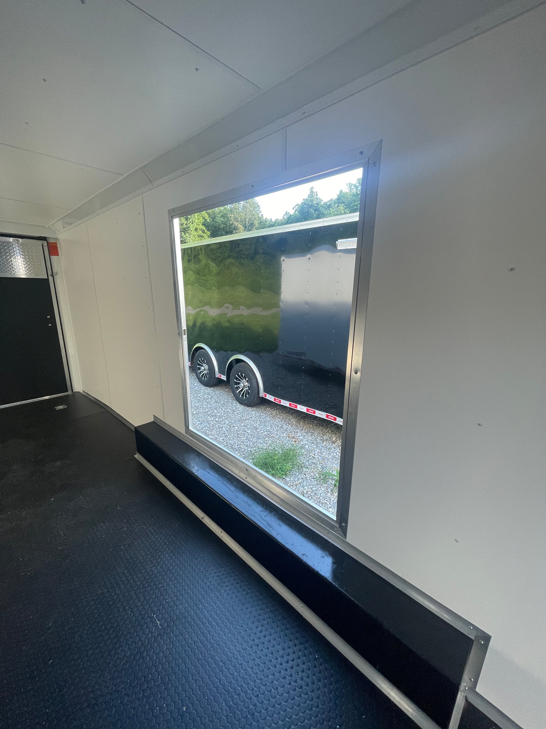 Race/Enclosed Trailer Car Hauler Escape Door W/ Frame - 48" X 54"